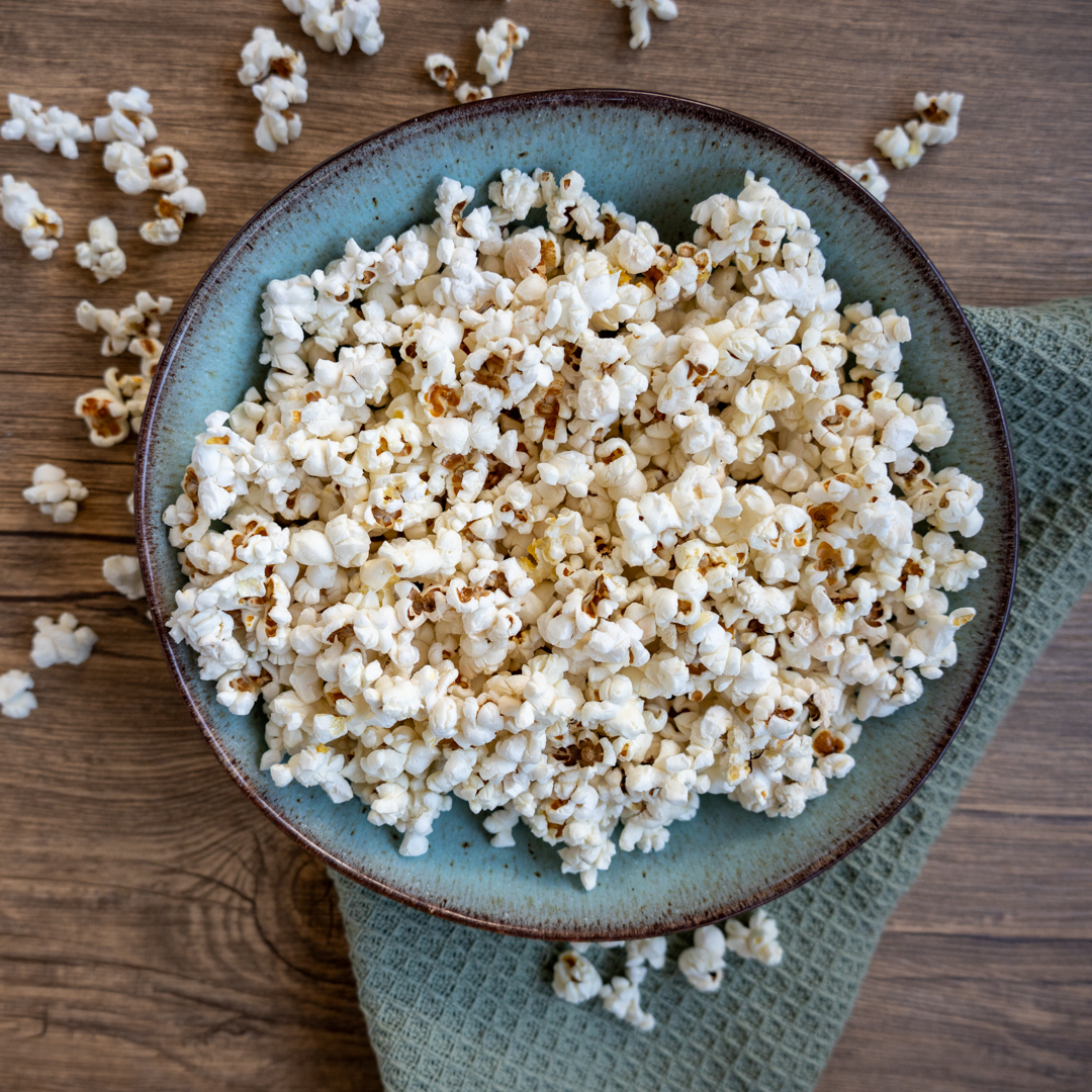 Zelf popcorn poppen! · Baksels by Mandy